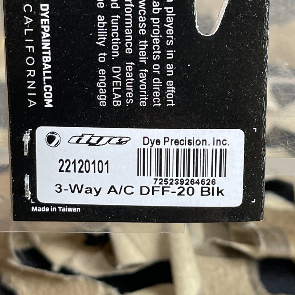 NEW Dye DFF-20 Autococker 3-Way - Polished Black | eBay