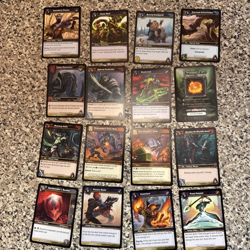 Lot Of 16 World Of Warcraft TCG Cards (24) | eBay