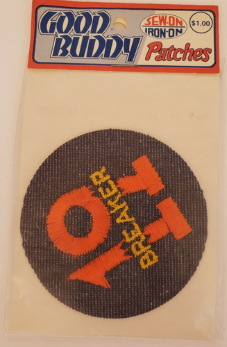 New Vintage 19 BREAKER Denim Good Buddy Round Patch Truck Driver Sew ...