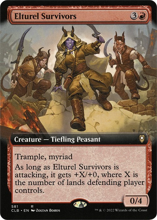 Elturel Survivors (Extended Art) Commander Legends: Battle for Baldur's ...