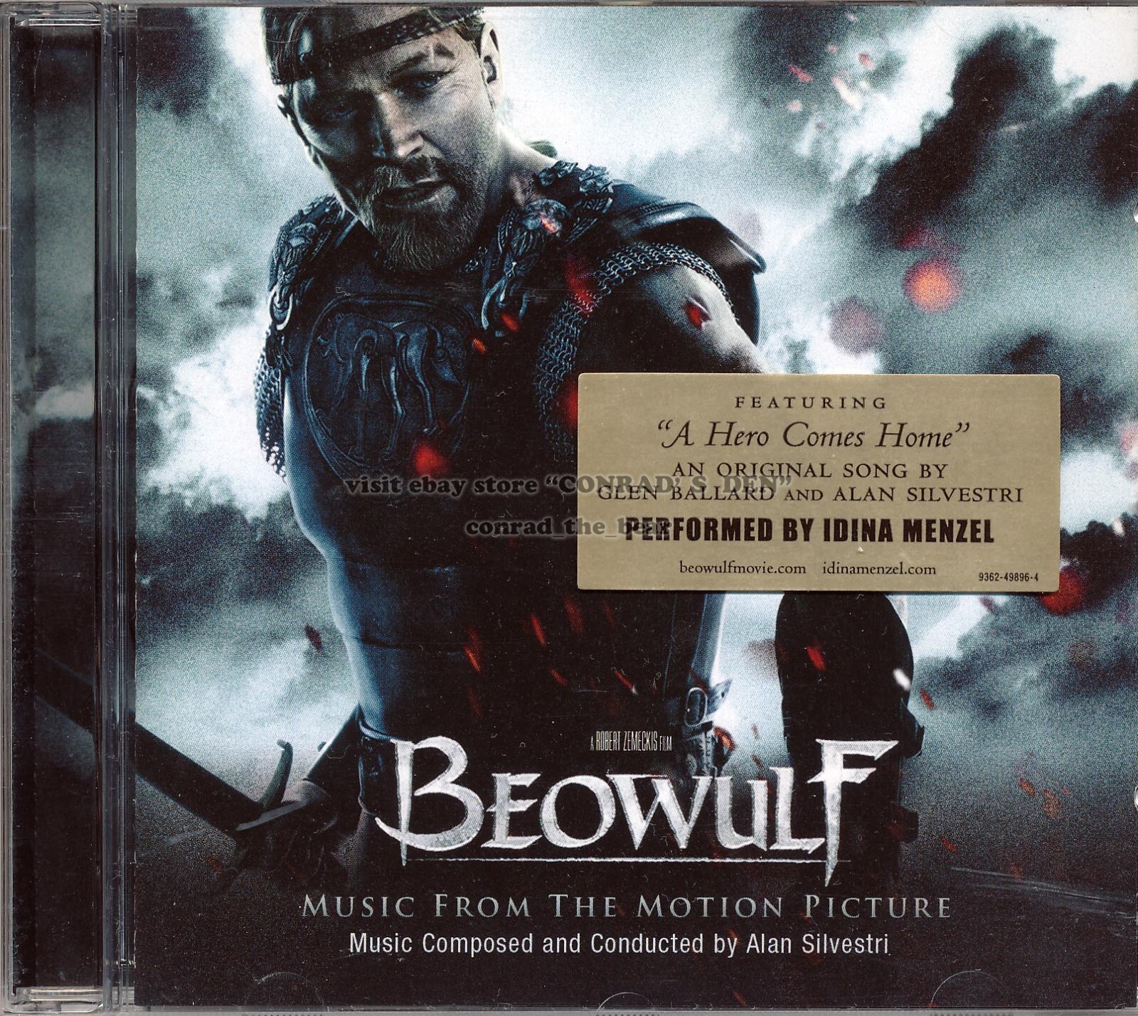 Alan Silvestri "BEOWULF" Robert Zemeckis film soundtrack score CD Out of Print 93624989646| eBay