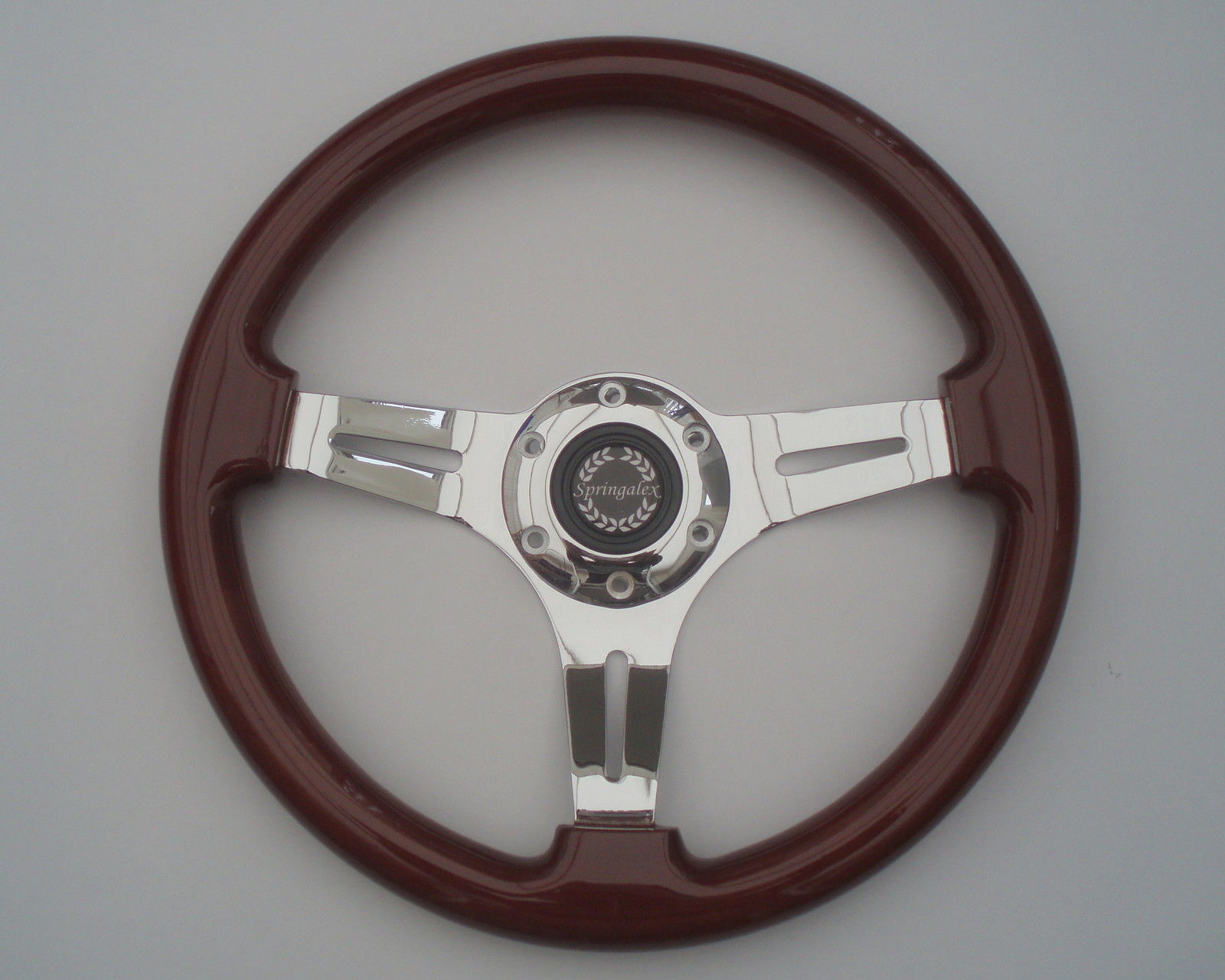 New 13.5" Wood Steering Wheel & Hub Adaptor Triumph TR7 TR8 1976-1981 ...