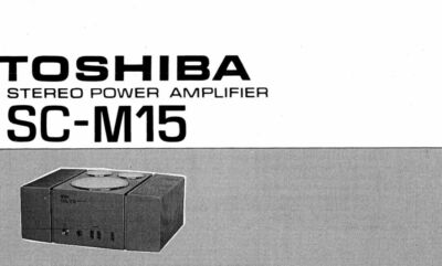 TOSHIBA SC-M15 Schematic Diagram Service Manual Schaltplan | eBay