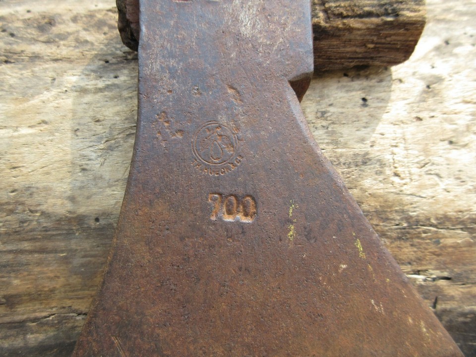 WWI WW1 RARE GERMAN TH. HUECK & CO ENGINEER SAPPER PIONEER TRENCH AXE ...