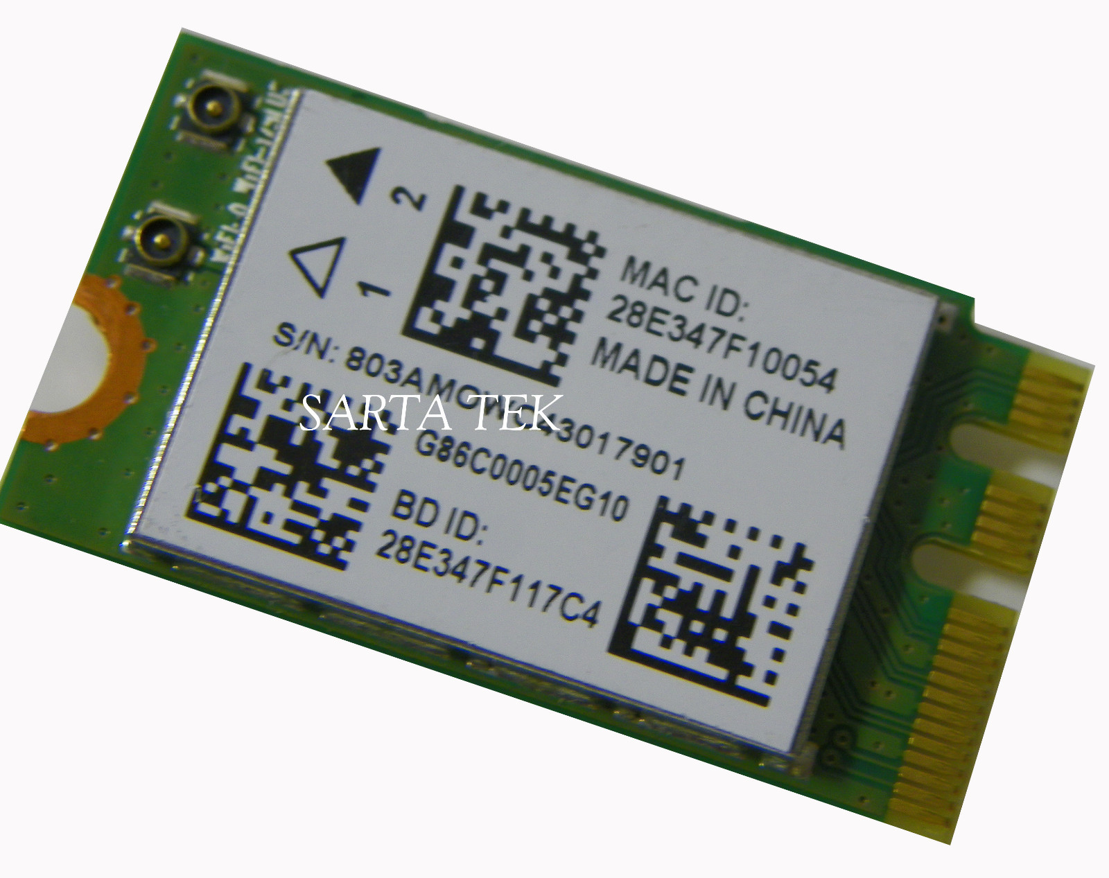 New Toshiba OEM G86C0005EG10 Atheros QCNFA335 802.11b/g/n BT PCIe NGFF ...