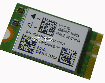New Toshiba OEM G86C0005EG10 Atheros QCNFA335 802.11b/g/n BT PCIe NGFF ...