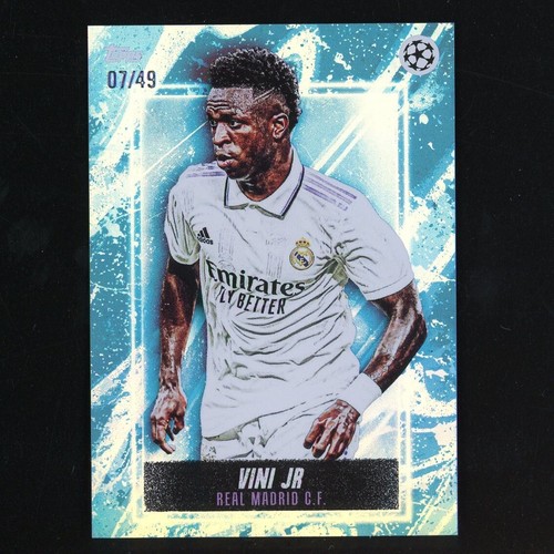 2022 Topps Platinum Curated Vini Jr. Vinicius Junior Blue 7/49 ZD1087 ...