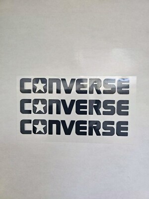 Three (3) Converse Logo Iron On Decal / FREE SHIPPING within the US DIY ...