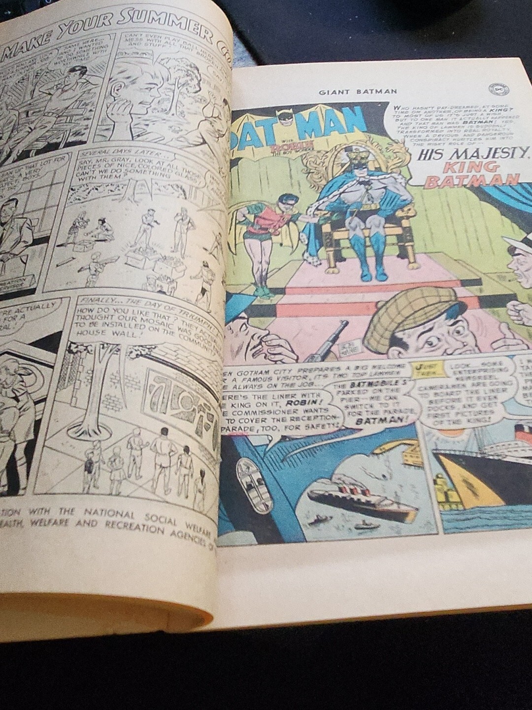 BATMAN #193 80 Page Giant DC Comics 1967 Armored batman Mayor Bruce ...