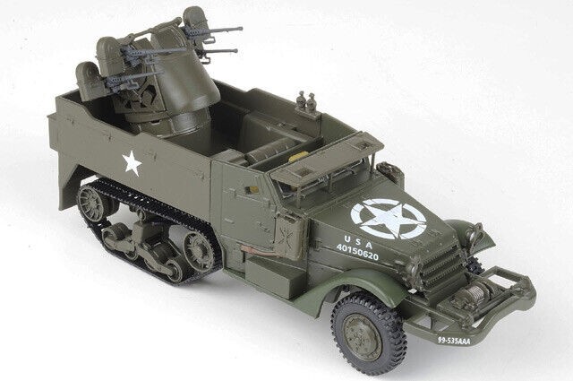 MOTOR CITY CLASSICS,HALF Track M16 with anti-aircraft battery, 1/43 ...