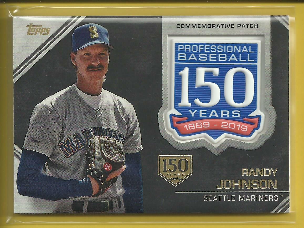 Randy Johnson 2019 Topps Series 1 150th Anniv Parallel Comm Patch / 150 ...