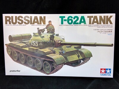 35108 Tamiya 1/35 Model Kit Moden Russian T-62A Battle Tank | eBay ...