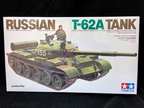 35108 Tamiya 1/35 Model Kit Moden Russian T-62A Battle Tank | eBay ...