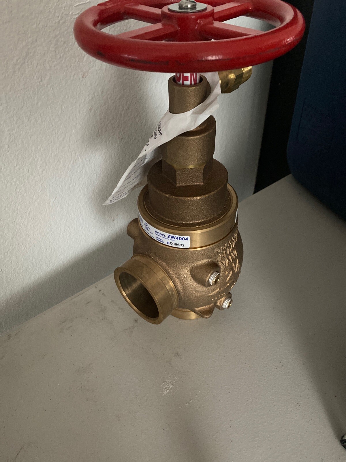 Wilkins ZW4004ILG Fire Sprinkler Valve Zurn ZW4004 2 1/2" 2.5 inch ...