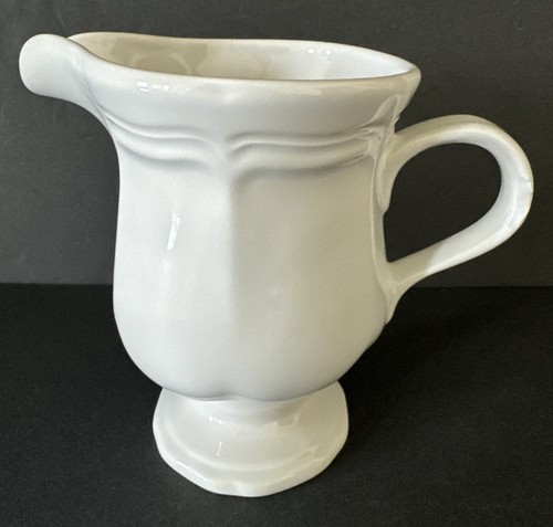 Mikasa Creamer French Countryside Cream Pitcher F9000 White 4.5” Tall ...