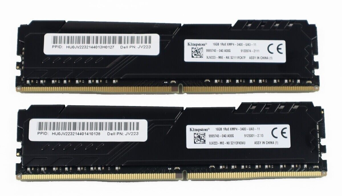 DELL Kingston 16GB DDR4 3400MHz Desktop DIMM RAM XJV223-MIE-NX XMP4 ...