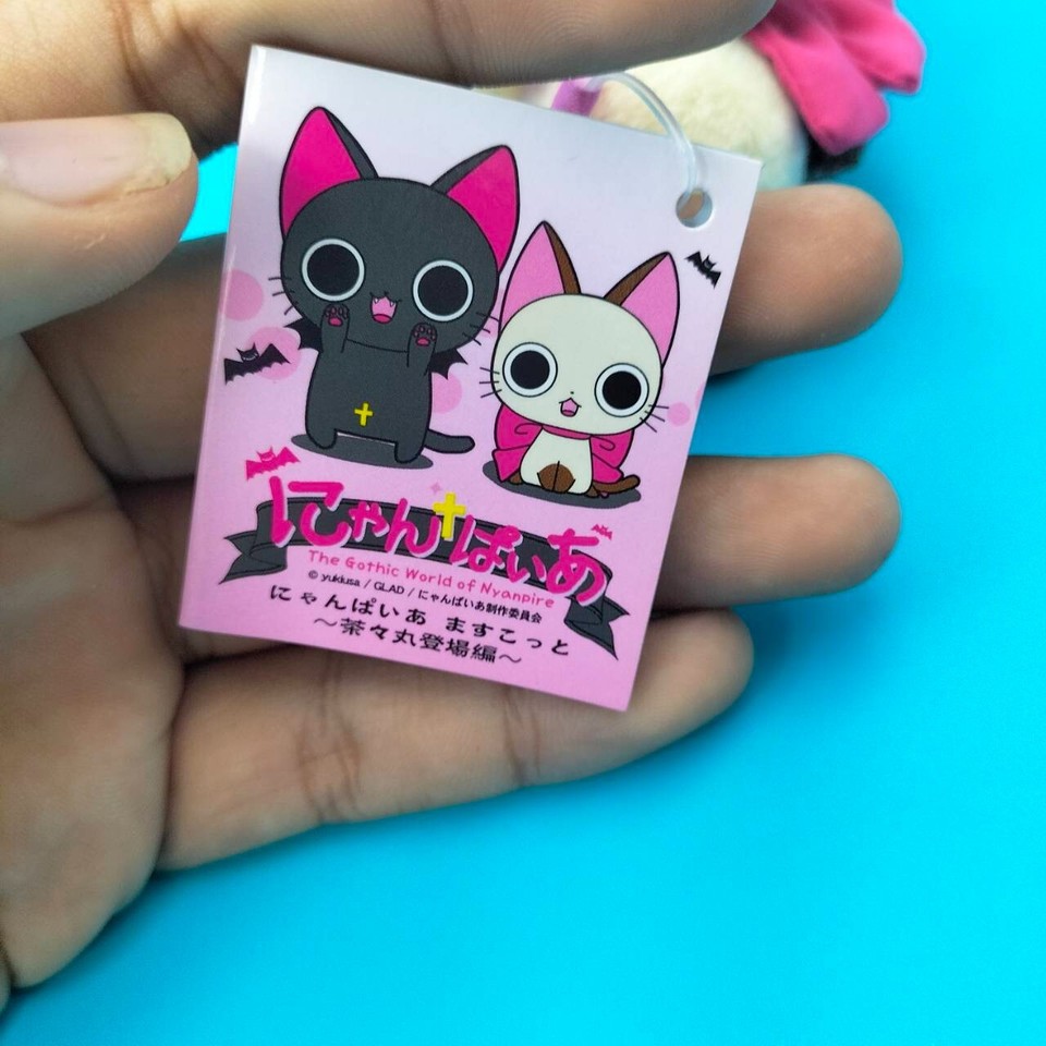 The Gothic World Of Nyanpire Cat Nyatenshi Strap mascot Plush 4" Toy ...