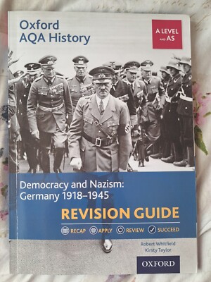 Oxford AQA History for A Level: Democracy and Nazism: Germany 1918-1945 ...