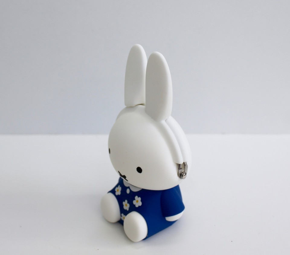 Miffy in Blue Floral Dress 3D Pochi Miffy Shape Silicone Pouch NEW | eBay