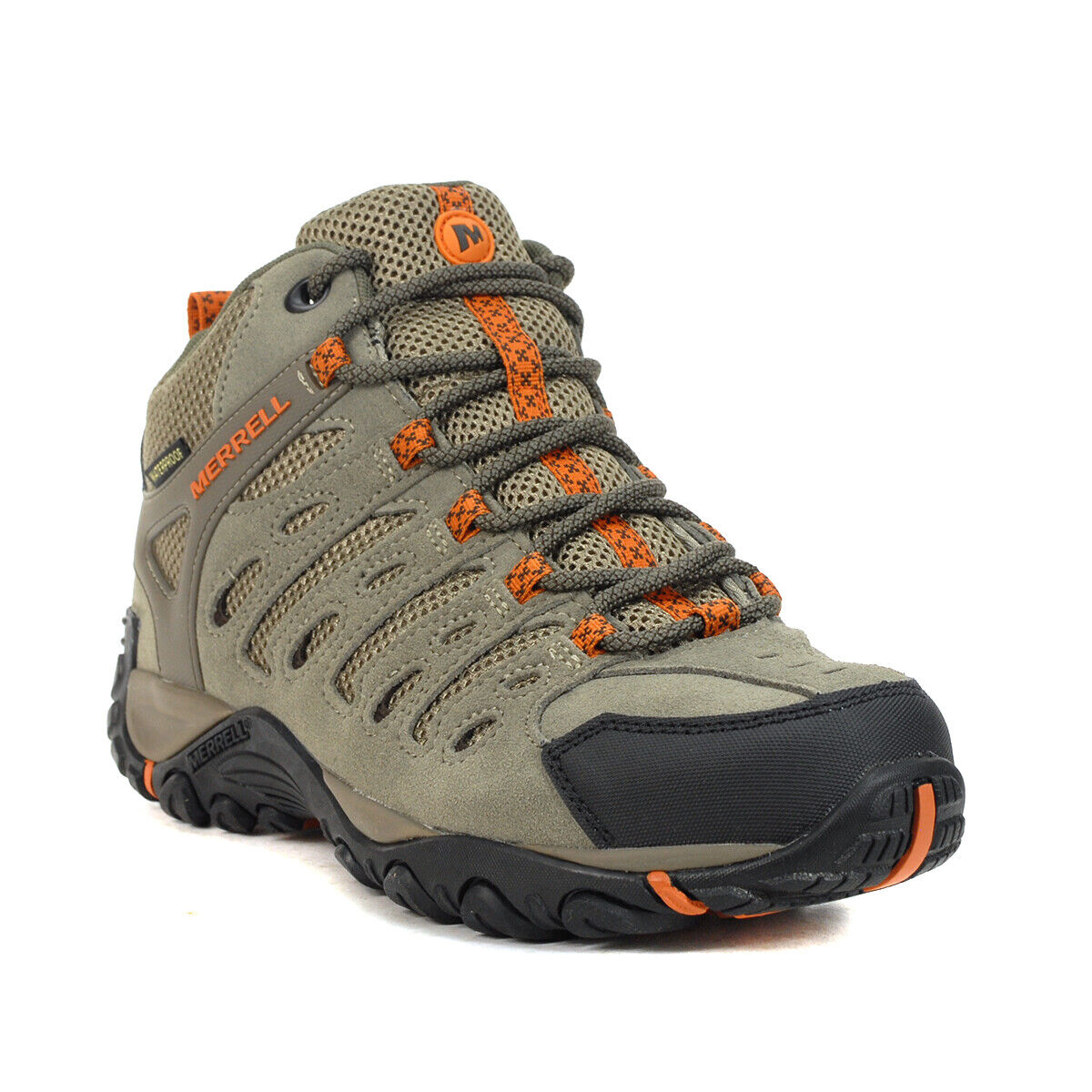 Merrell Men's Crosslander 2 Boulder/Apricot Mid Hiking Boots | eBay
