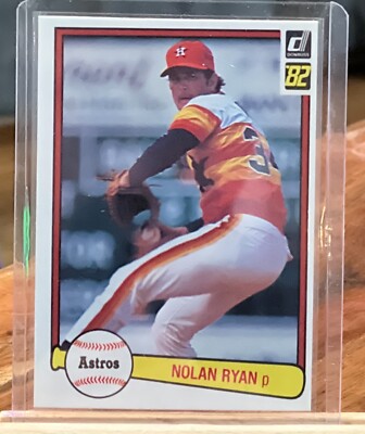 1982 Donruss Nolan Ryan. 3rd most valuable card in set!🔥 | eBay