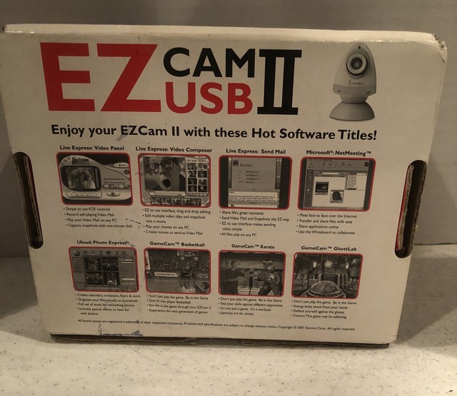 Radio Shack Vintage Ezonics Ez-305b Web Cam - USB 4 in 1 PC Digital ...