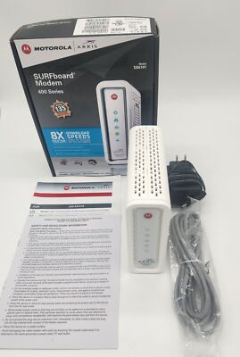 Motorola Arris SURFboard DOCSIS 3.0 Cable Modem SB6141 | eBay