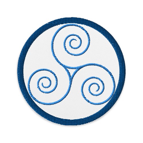 Triskele Embroidered Patches - Circular ⌀3 in | eBay