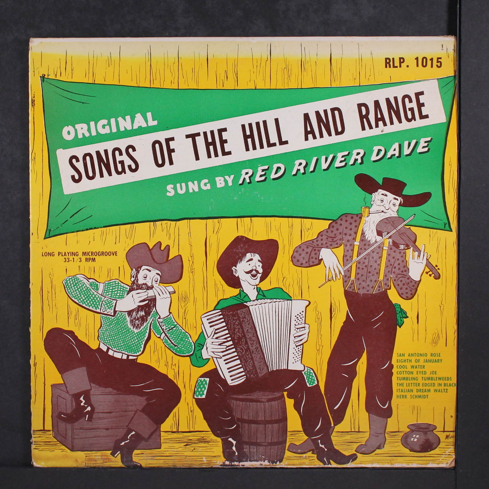 RED RIVER DAVE: songs of the hill and range REMINGTON 10" LP 33 RPM | eBay