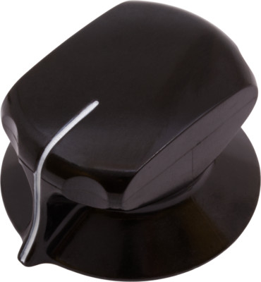 CED P-K498-27 1" SMALL RECTANGULAR RCA STYLE SKIRTED KNOB 1/4" SHAFT ...