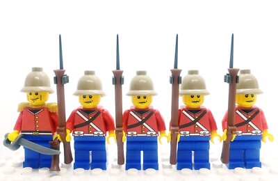 British Anglo-Zulu War Infantry Soldiers made with real LEGO ...