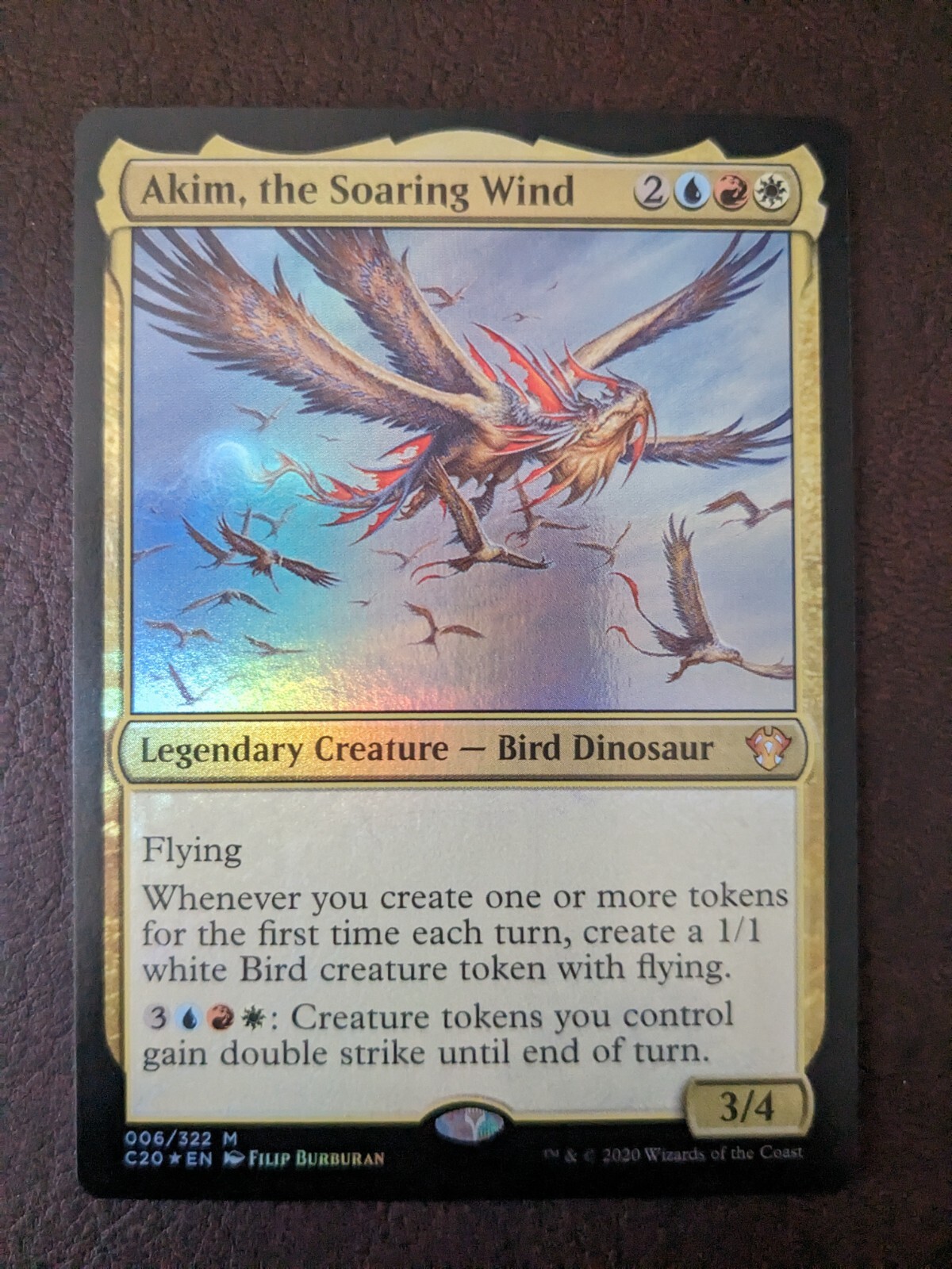 AKIM, THE SOARING WIND [FOIL] - Magic The Gathering MTG Collectible ...