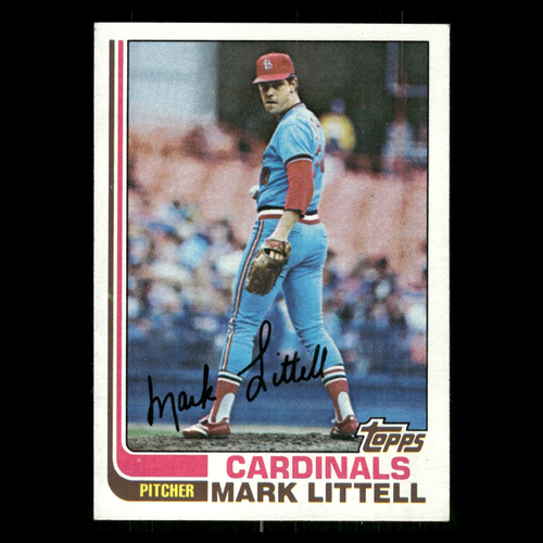 Mark Littell #56 1982 Topps St. Louis Cardinals Baseball Card MLB NM | eBay