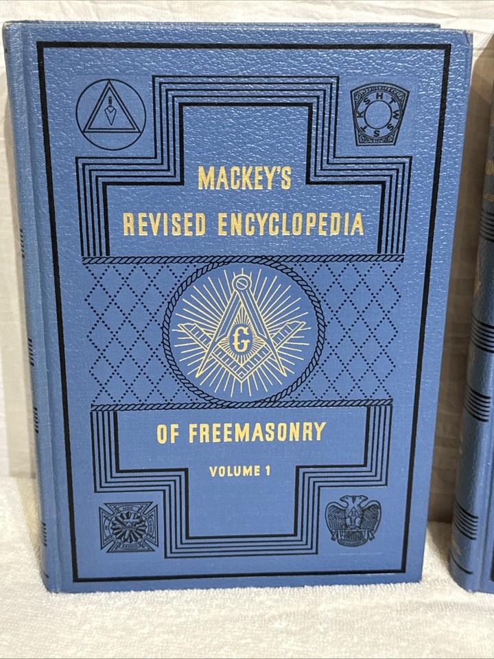 1946 Mackey's Revised Encyclopedia Of Freemasonry 3-Volume Set Second ...
