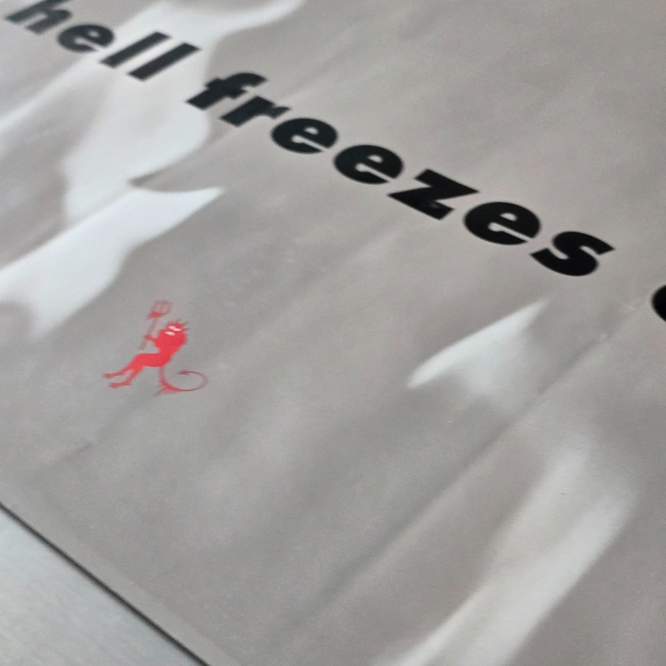 Eagles Hell Freezes Over Tour 1994 Promo Poster 12" x 36" RARE Frey ...