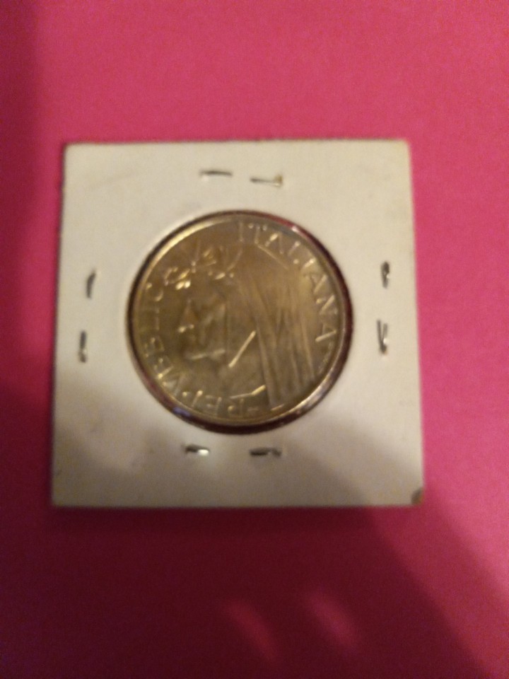 1965 Italy 500 Lira DANTE ALIGHIERI SILVER COIN UNC. | eBay