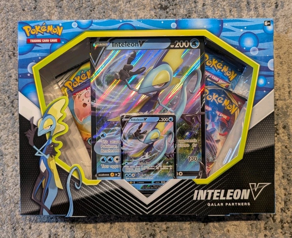 Pokemon TCG Galar Partners All 3 Boxes Rillaboom, Inteleon & Cinderace ...