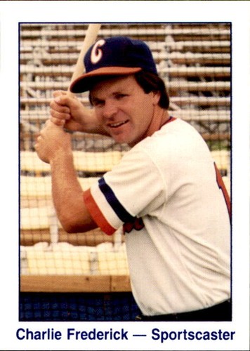 1986 Charlotte Orioles WBTV 11 Charlie Frederick UNCC Sportscaster ...