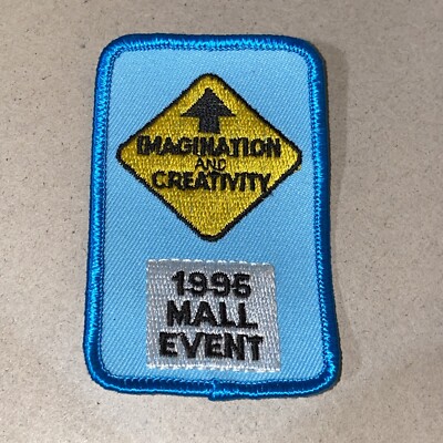 New Vintage Imagination Creativity Mall Event '95 GSA Girl Scouts PATCH ...
