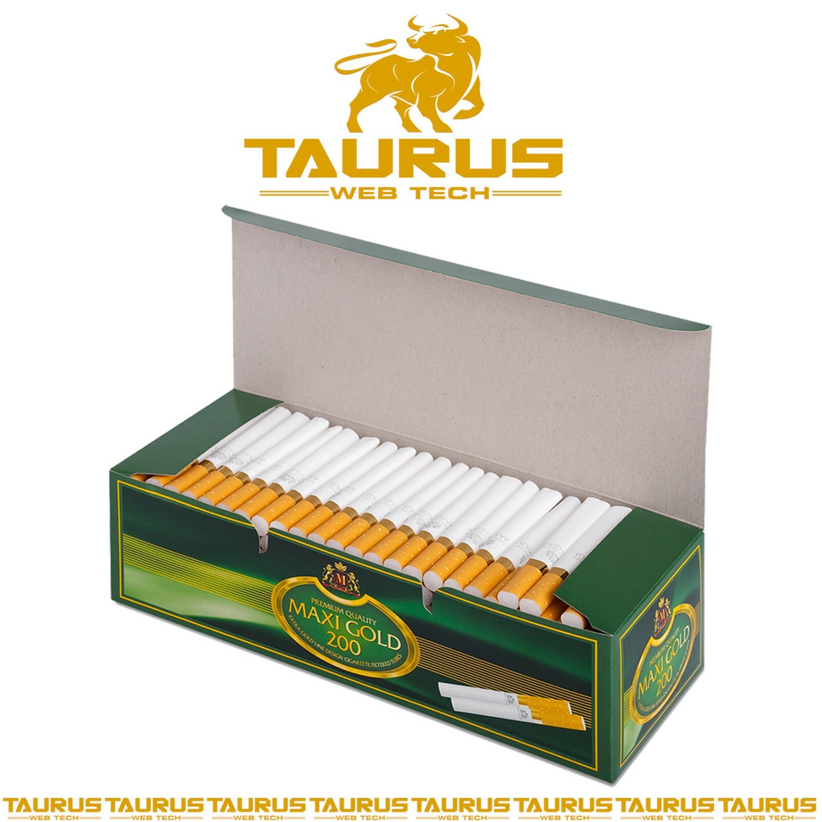 4000x MAXI GOLD Filter Classic TUBES Tips Paper Smoking Cigarette Fil ...