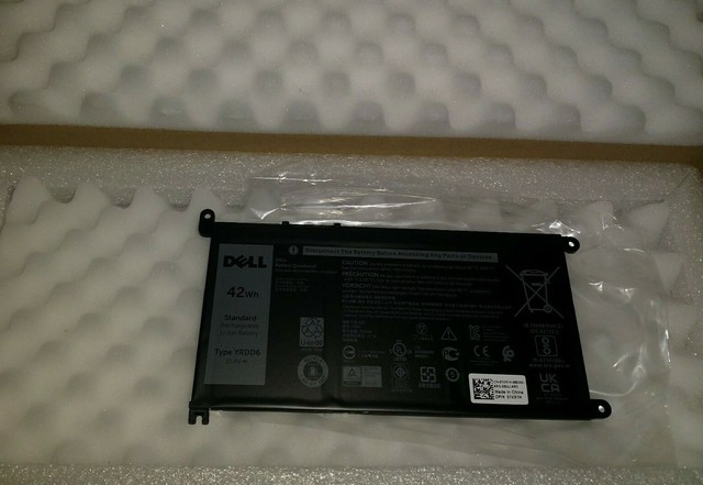 Genuine Dell Inspiron 42wh 11.4v Battery Yrdd6 Cn-0vm732 VM732 for sale ...
