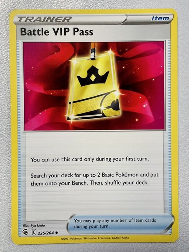 Battle VIP Pass 225/264 - Fusion Strike - Pokemon TCG - NM | eBay