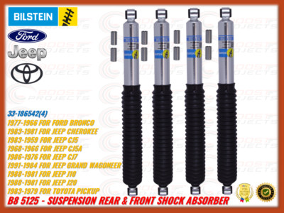 Bilstein B8 5125 Suspension Rear & Front Shock Absorber For Ford/Jeep ...