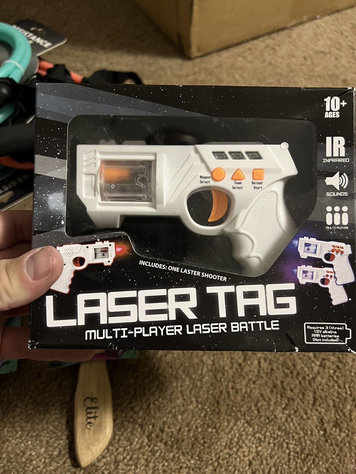 1 NIB LASER TAG MULTI USER LASER BATTLE 1 LASER SHOOTER INCLUDED | eBay