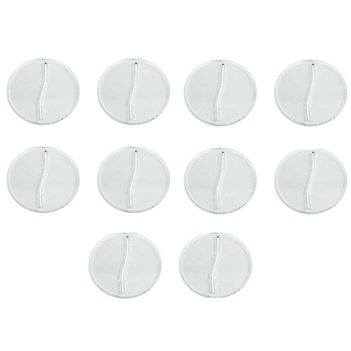 Paper Miniature Bases for Origami or Cards - 40mm Circle, 3mm Clear (10 ...