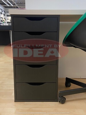 Brand New IKEA ALEX Black-Brown Drawer Unit 604.735.48 | eBay