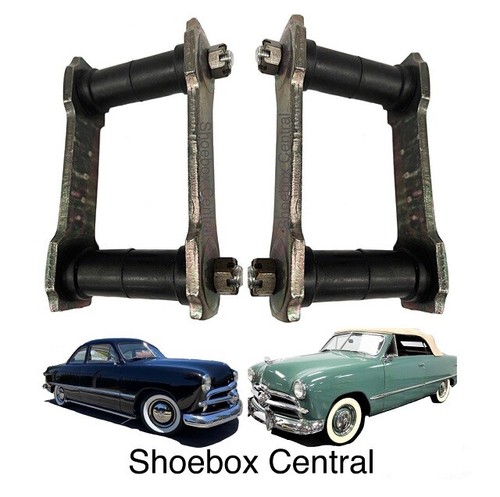 1949 1950 Ford Shoebox Rear Leaf Spring Shackles Pair | eBay