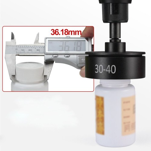 Manual Bottle Cap Locking Device Automatic Stop Bottles Capping Machine ...