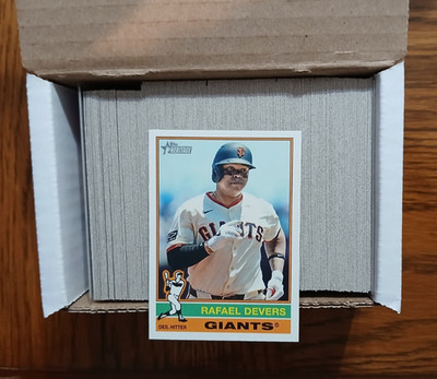 2025 Topps Heritage High Numbers Complete Set 501 - 700 | eBay