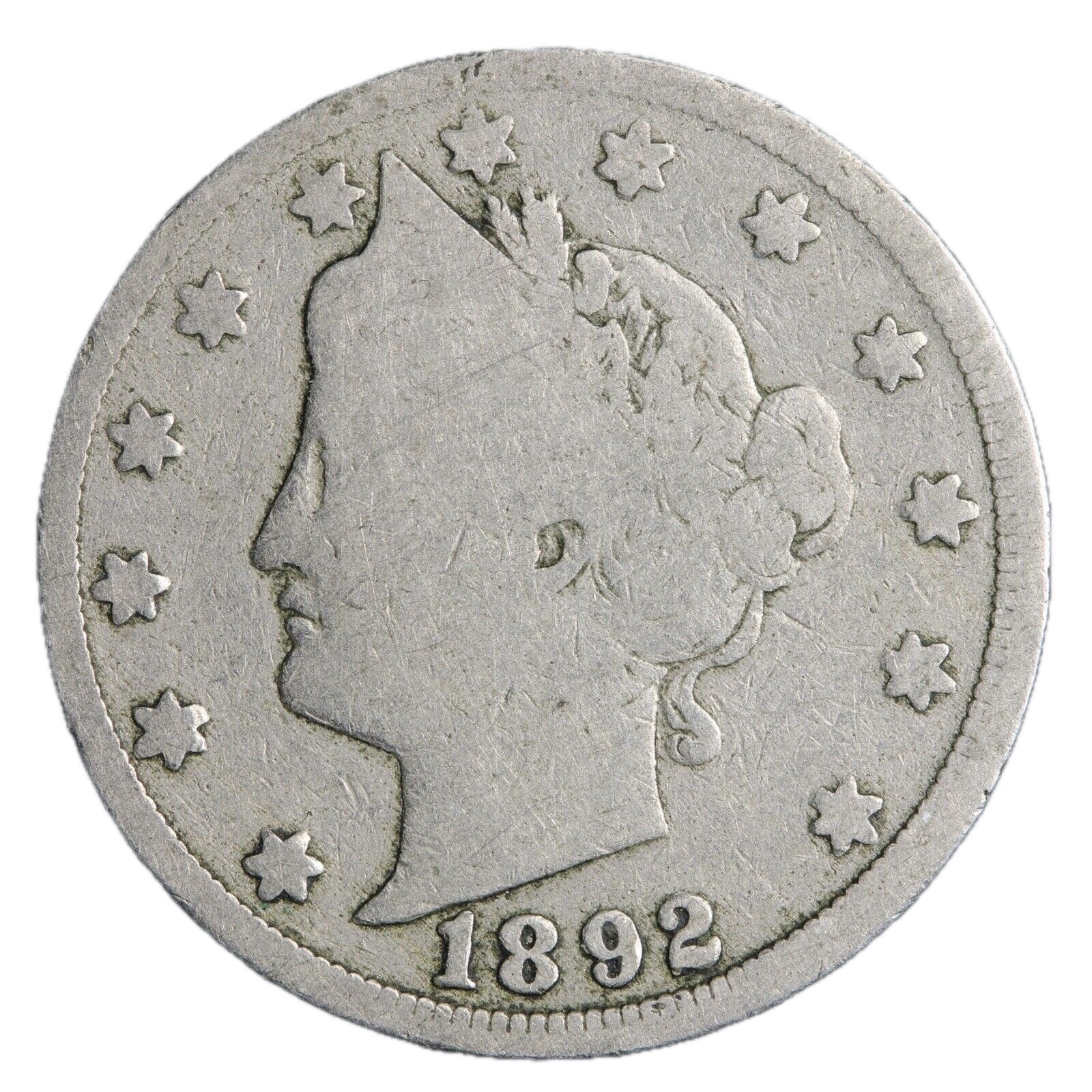 1892 Liberty V Nickel G/VG Nice Coin! | eBay